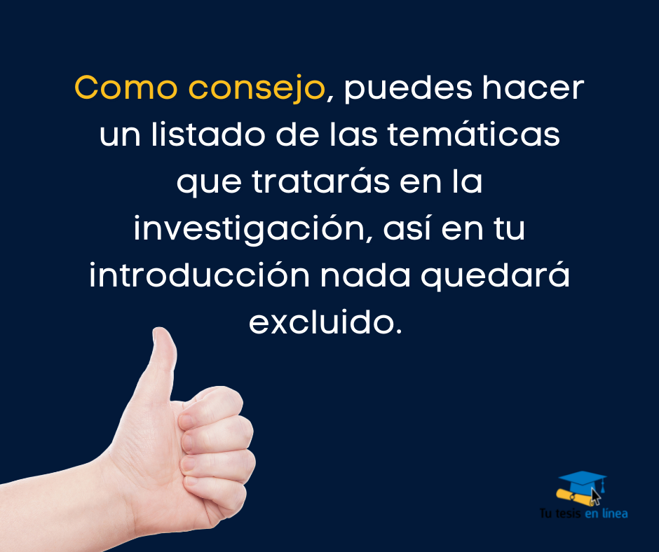 ¿cómo Hacer La Introducción De Tu Tu Tesis En Linea Facebookemk 8901
