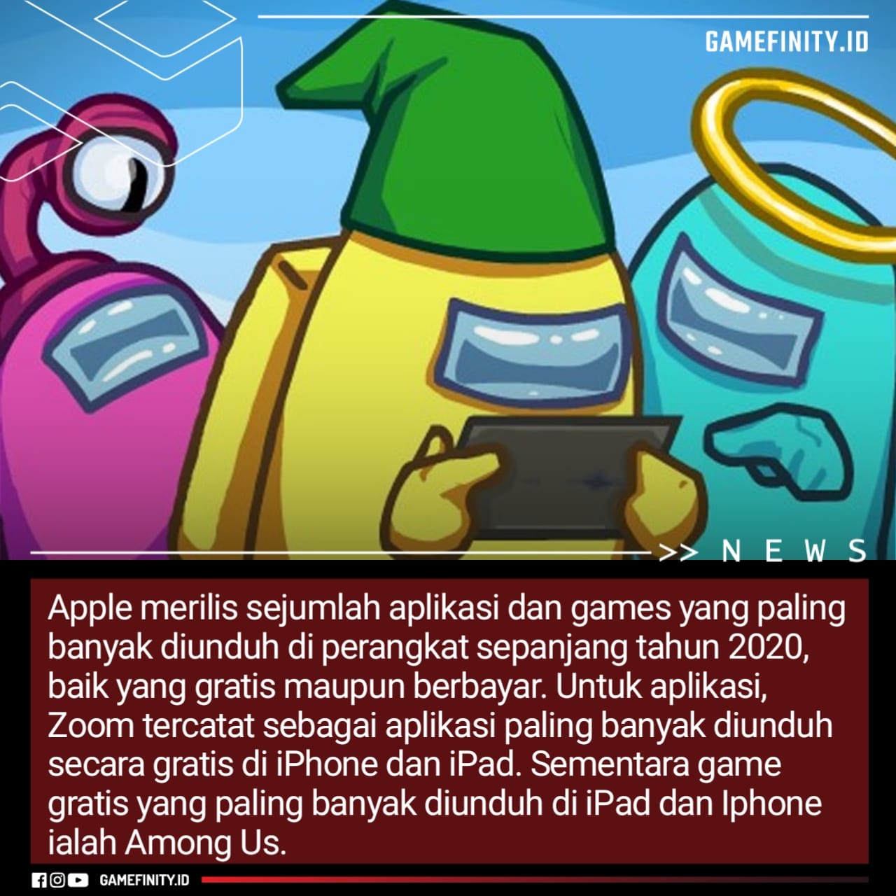 Gamefinity.id - #AmongUs #zoom Among Us dan Zoom Paling...