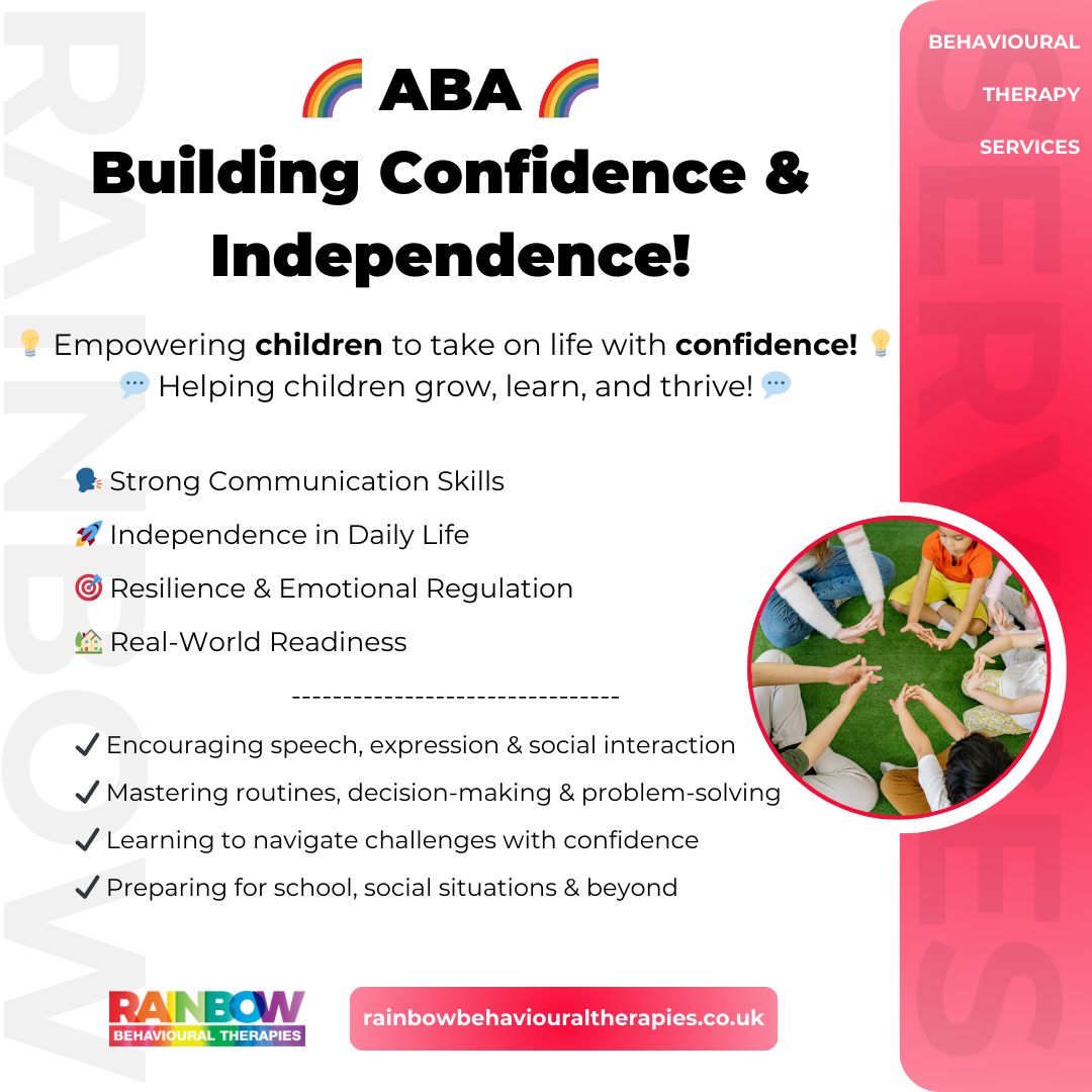 Rainbow - 🌈 ABA – Building Confidence & Independence! Every child has ...