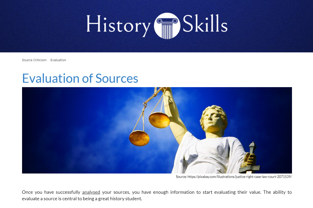History Skills - How to evaluate historical sources for... | Facebook