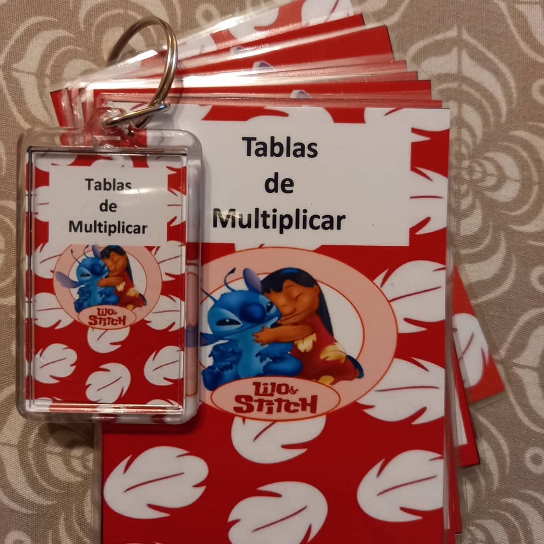 Party Ensueño - Tabla de multiplicar Lilo y Stitch