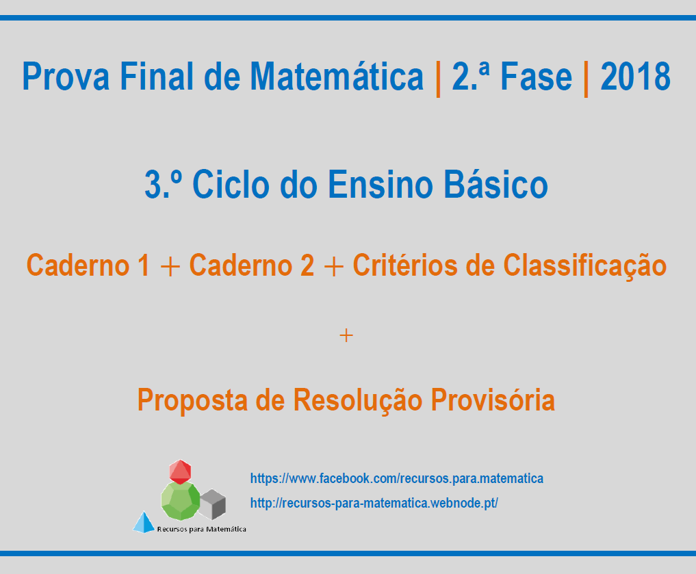 Prova Final De MatemÁtica Recursos Para Matemática Facebook 0457