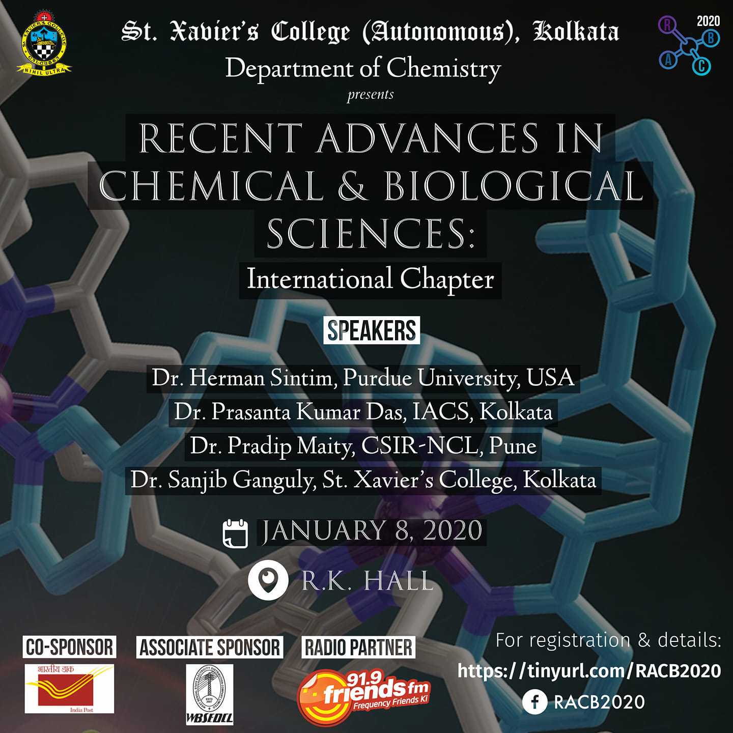 Recent Advances in Chemical & Biological Sciences | Kolkata