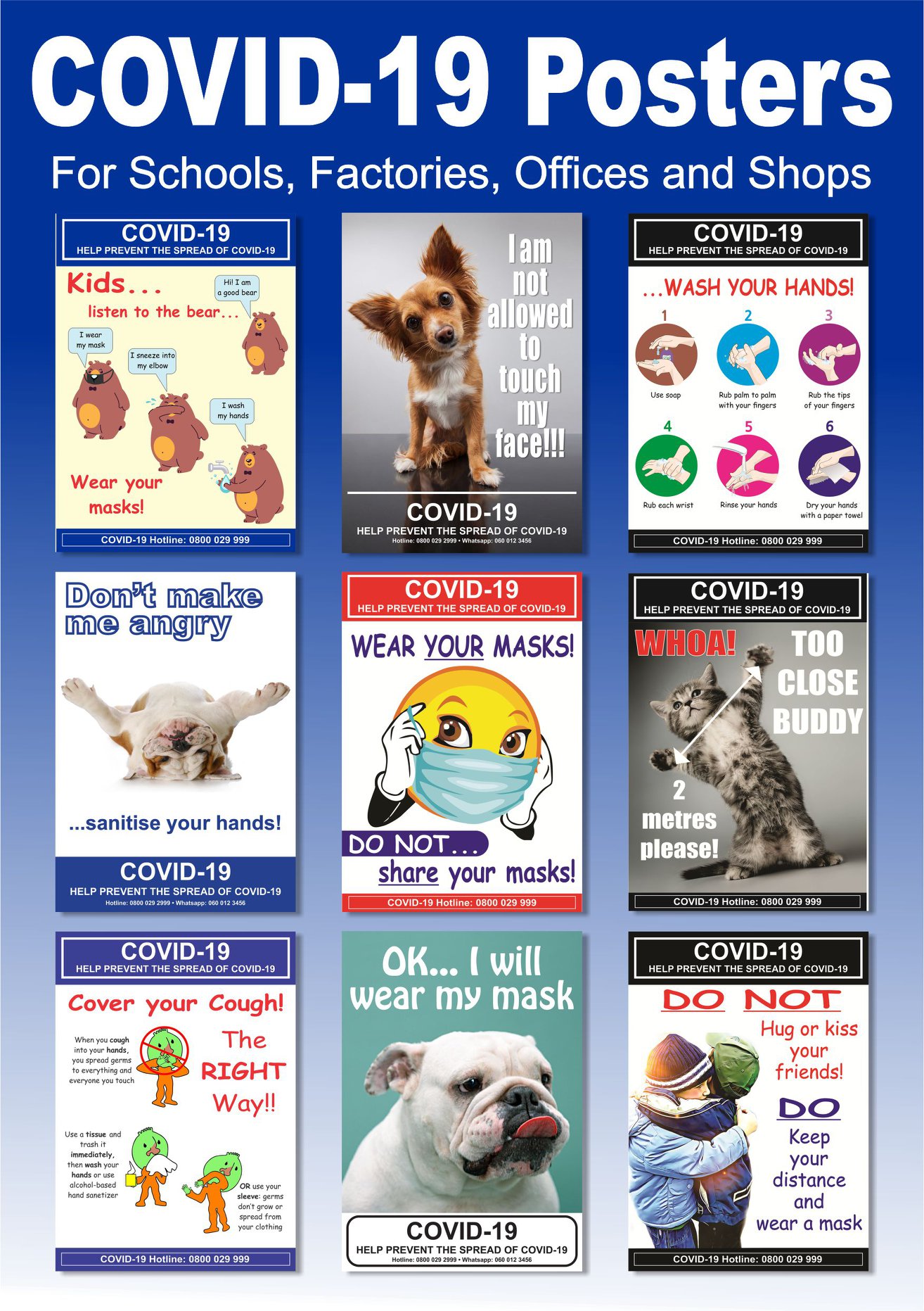 COVID-19 POSTERS Prevent the spread of... - PostNet Oakfields