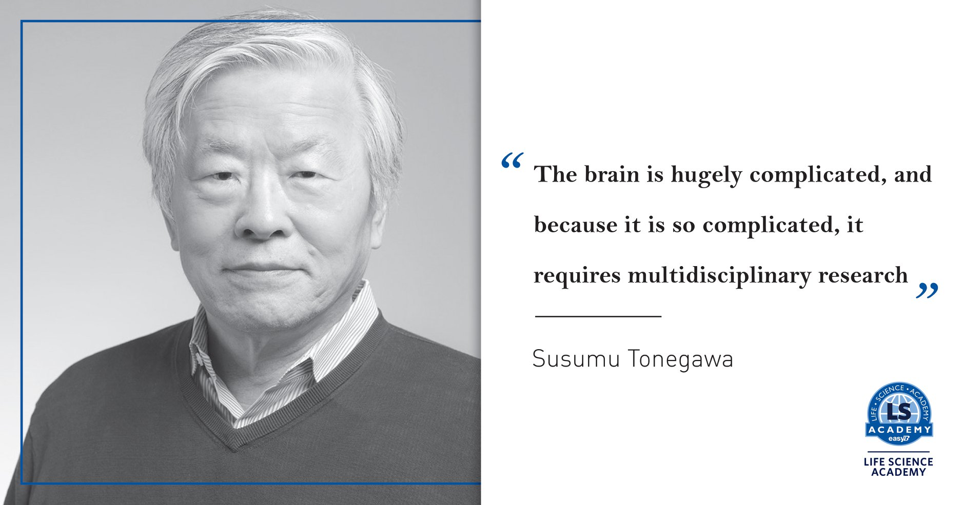 Ls Academy Easyb Susumu Tonegawa Born September 5 1939 Is A