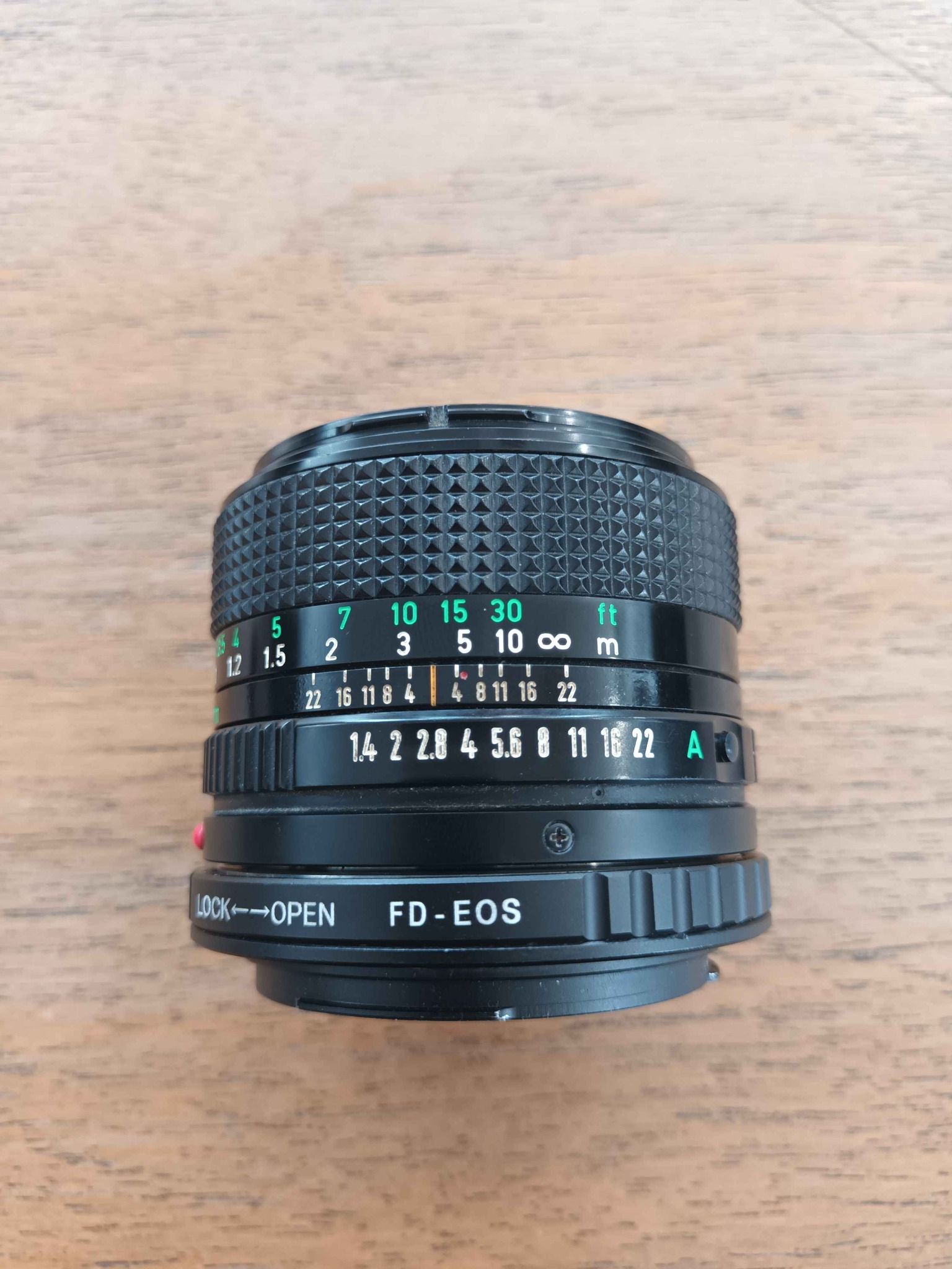 Canon 50mm F 1 4 Montura Fd Con Adaptador Eos Ef Lenses Santiago