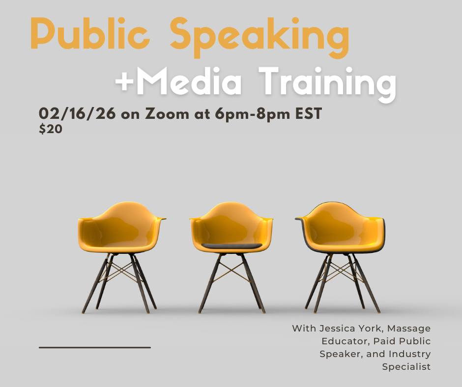 Group Public Speaking + Media Training on ZOOM