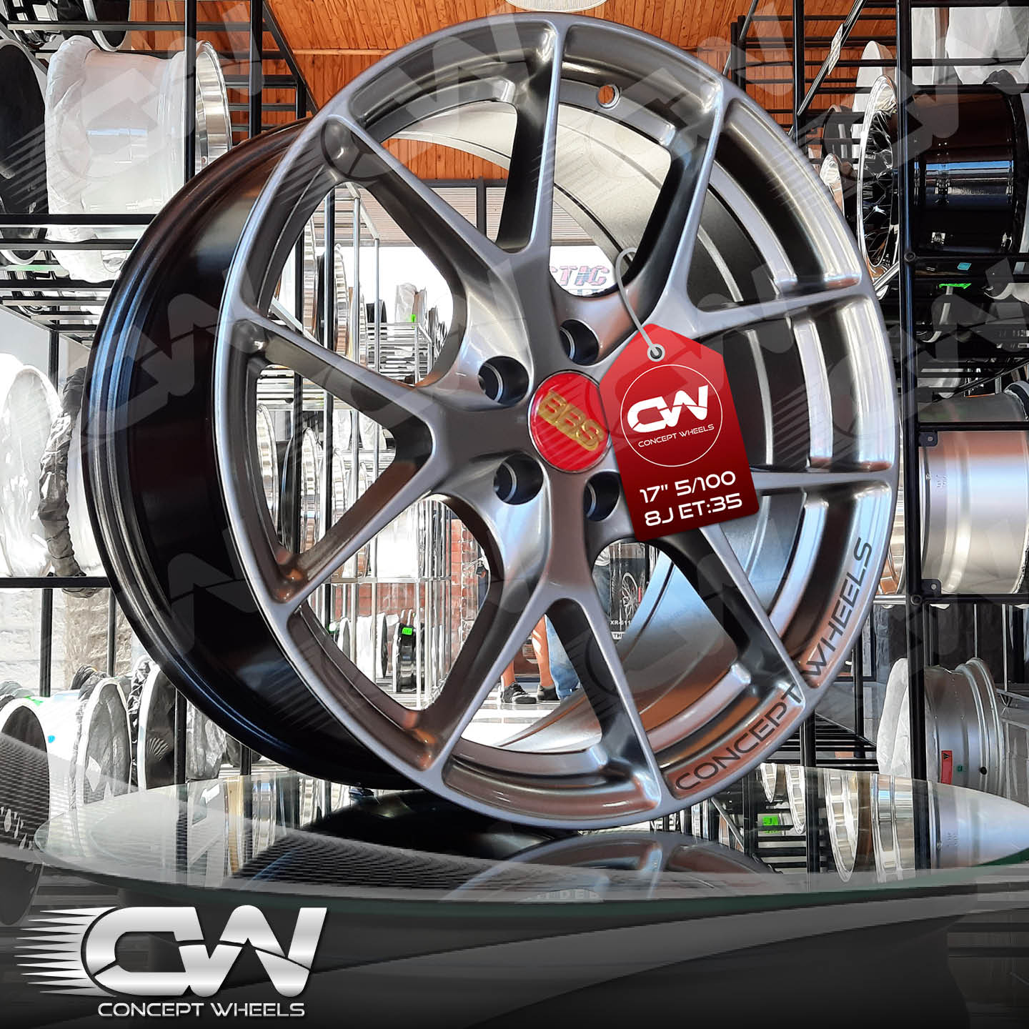 Concept Wheels - Brand New 17" 5/100 Wheels in store and... | Facebook