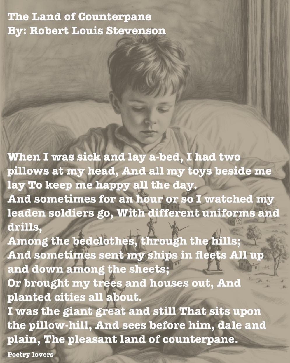 Poetry - Robert Louis Stevenson ️ ️ https://amzn.to/3OdN9fj https ...