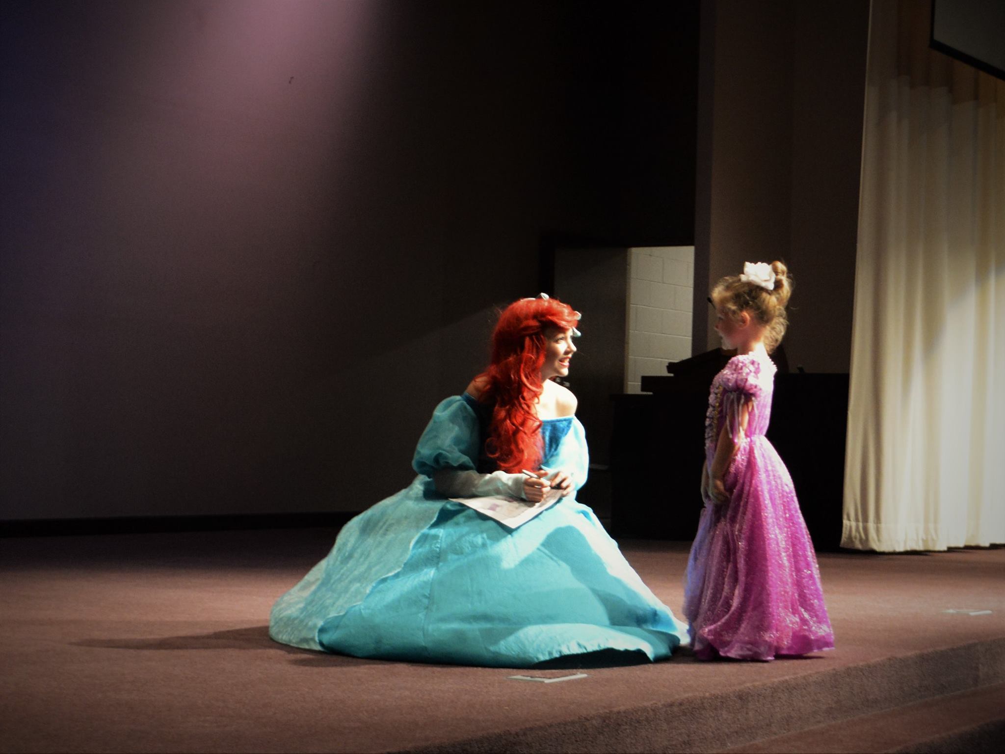 Princess Ariel Came To Visit On The For His Glory Ballet