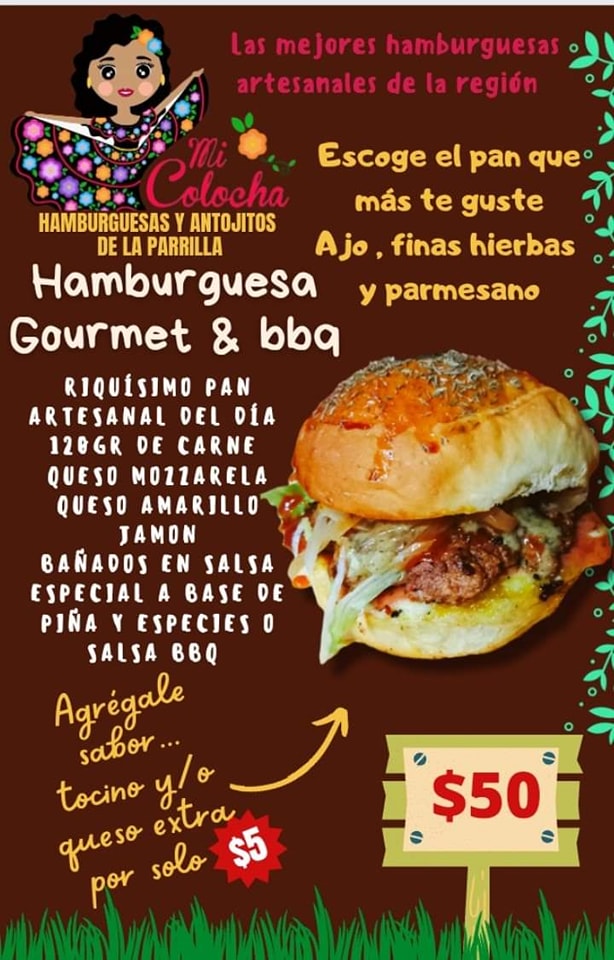 Las Mi Colocha Hamburguesas Y Antojitos A La Parrilla Facebook