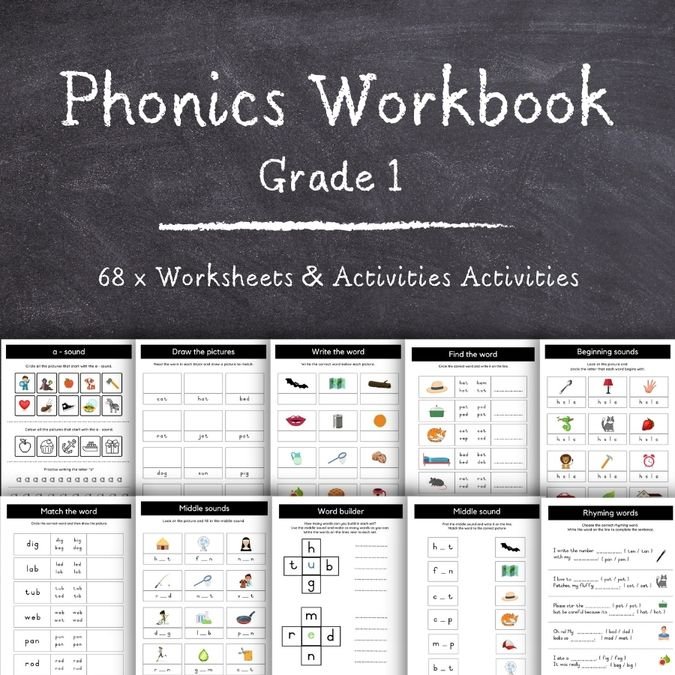 Gr 1 Phonics Workbook (R45)... - The Early Learning Toolbox