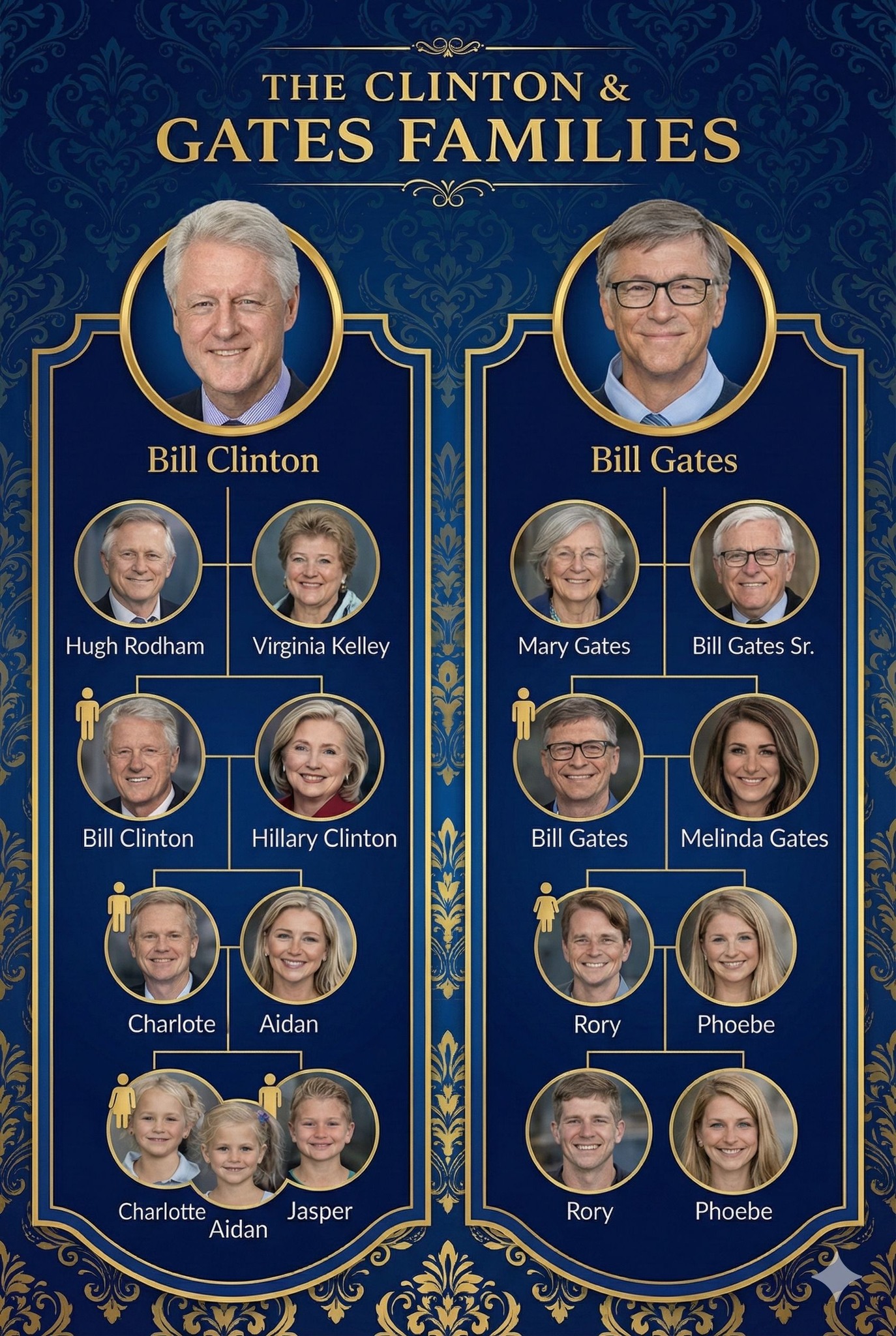 Wasim - The Clinton & Gates Families – A Legacy of Leadership, Power ...
