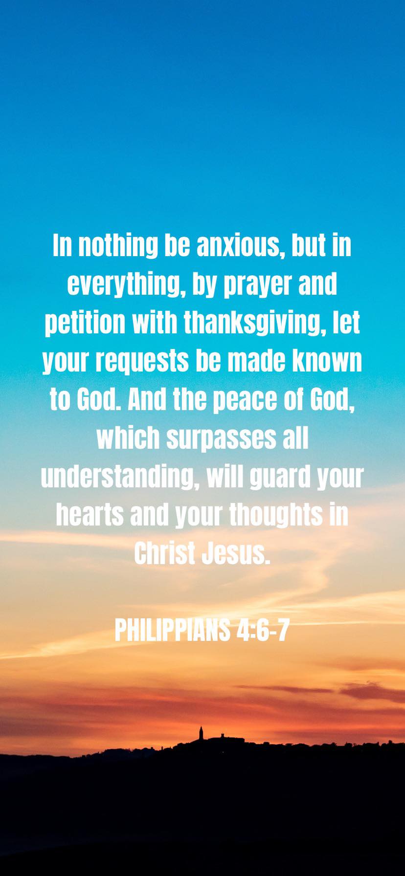JESUS TALKS | Philippians 4:6-7 says, "Be anxious for nothing, but in ...