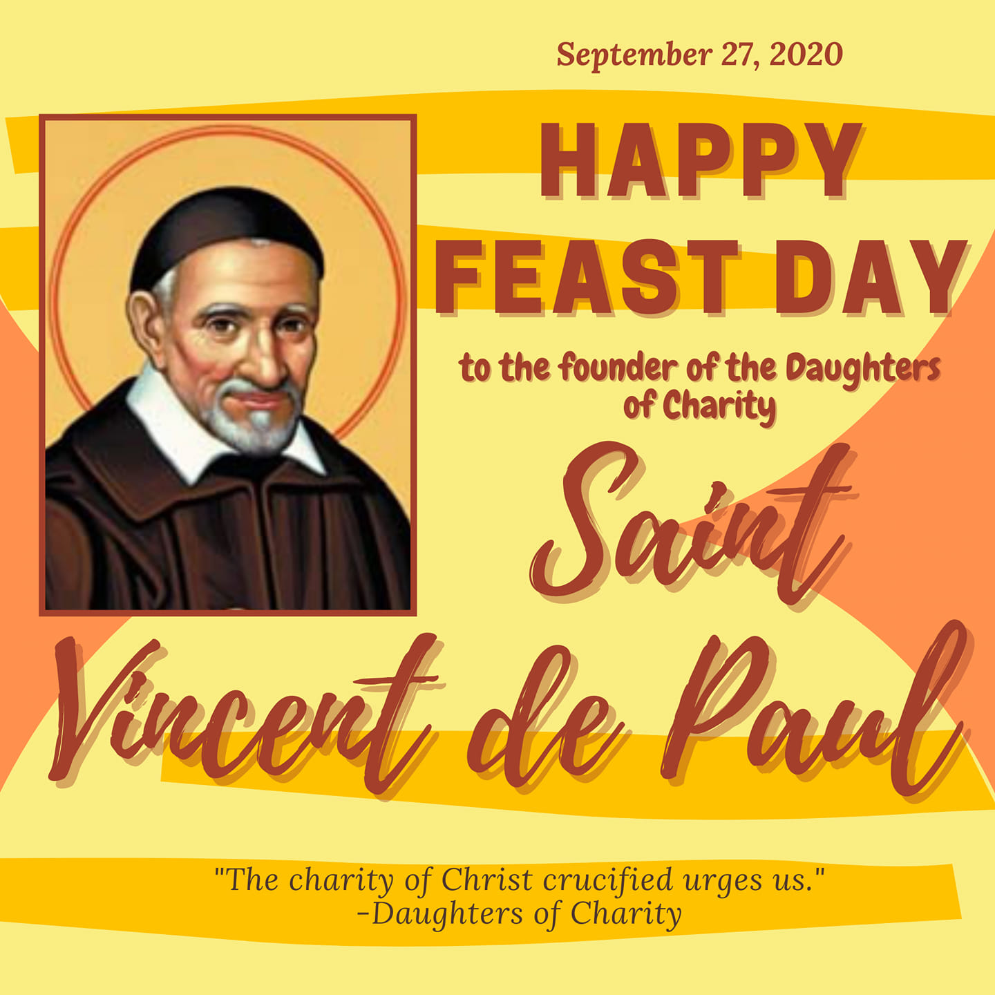 Today, September 27, 2020 is the Feast... - CoM-VMY CIC Cebu