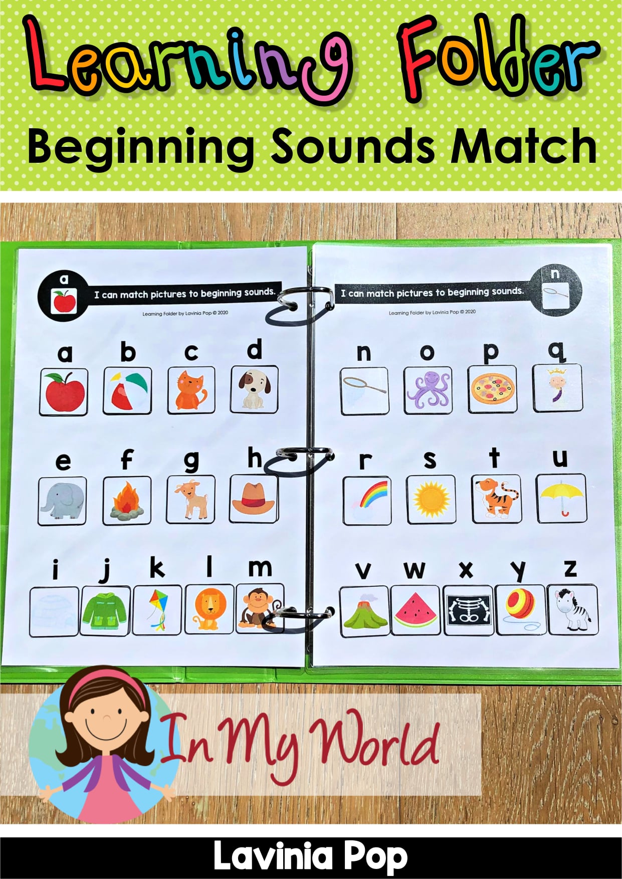 In My World - NEW RESOURCE. Learning Folder for 3-5