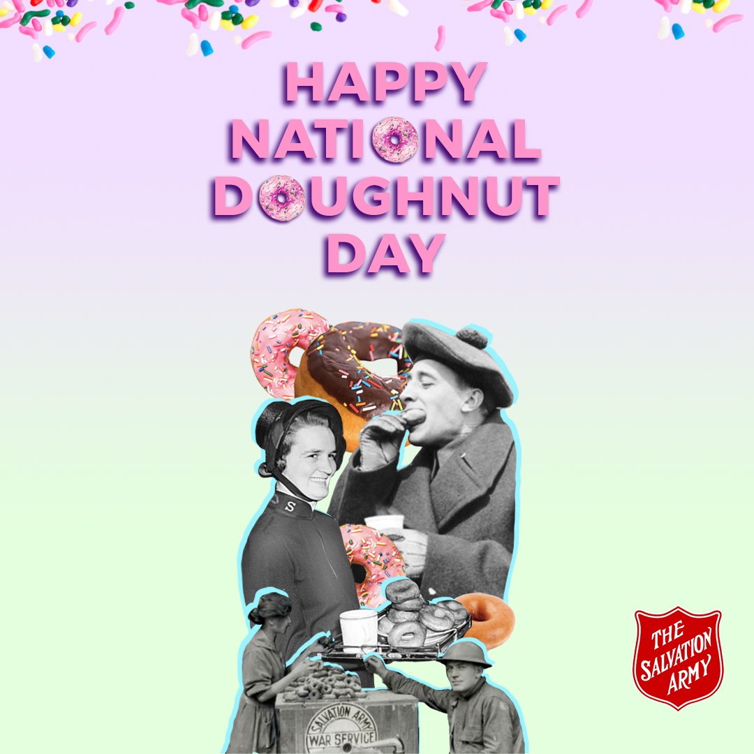 Happy National Doughnut Day! The Salvation Army values our frontline ...