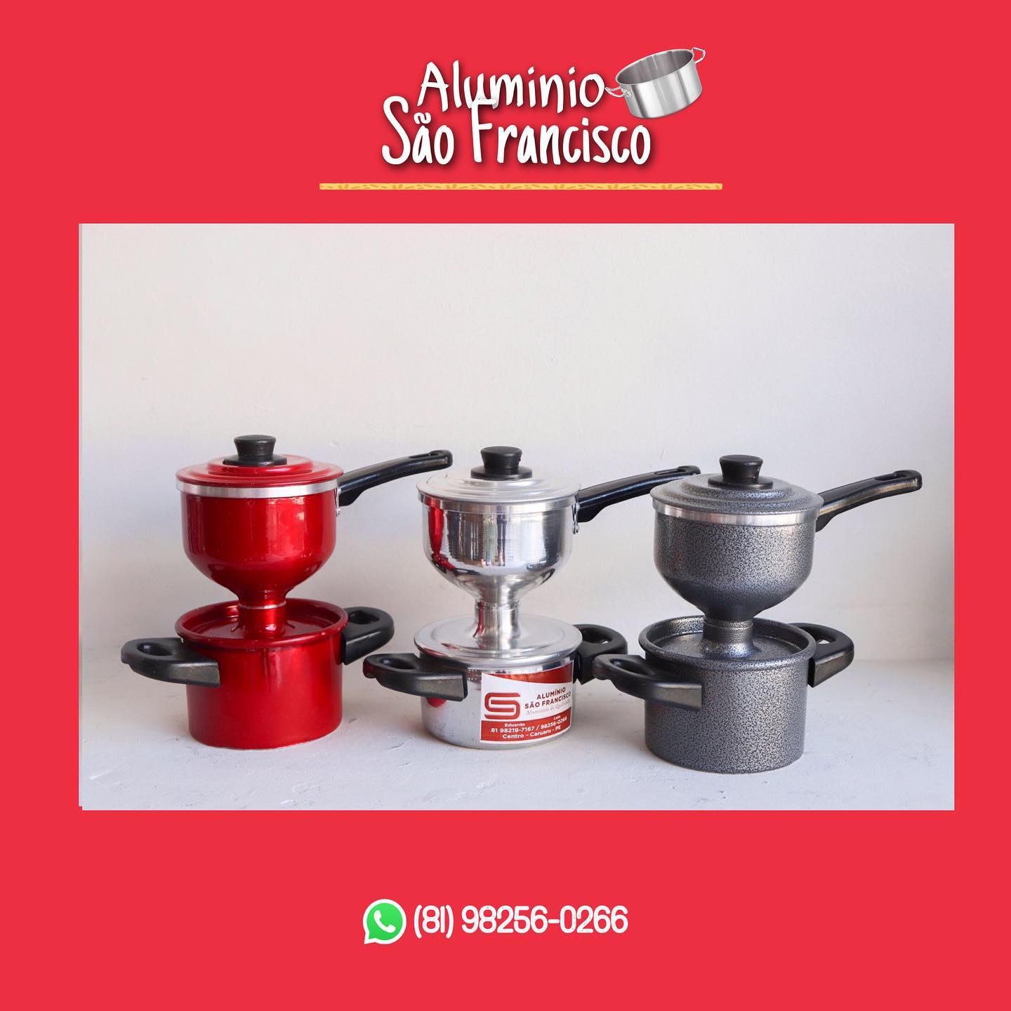 Cuscuzeiras Peitinho Alumínios São Francisco