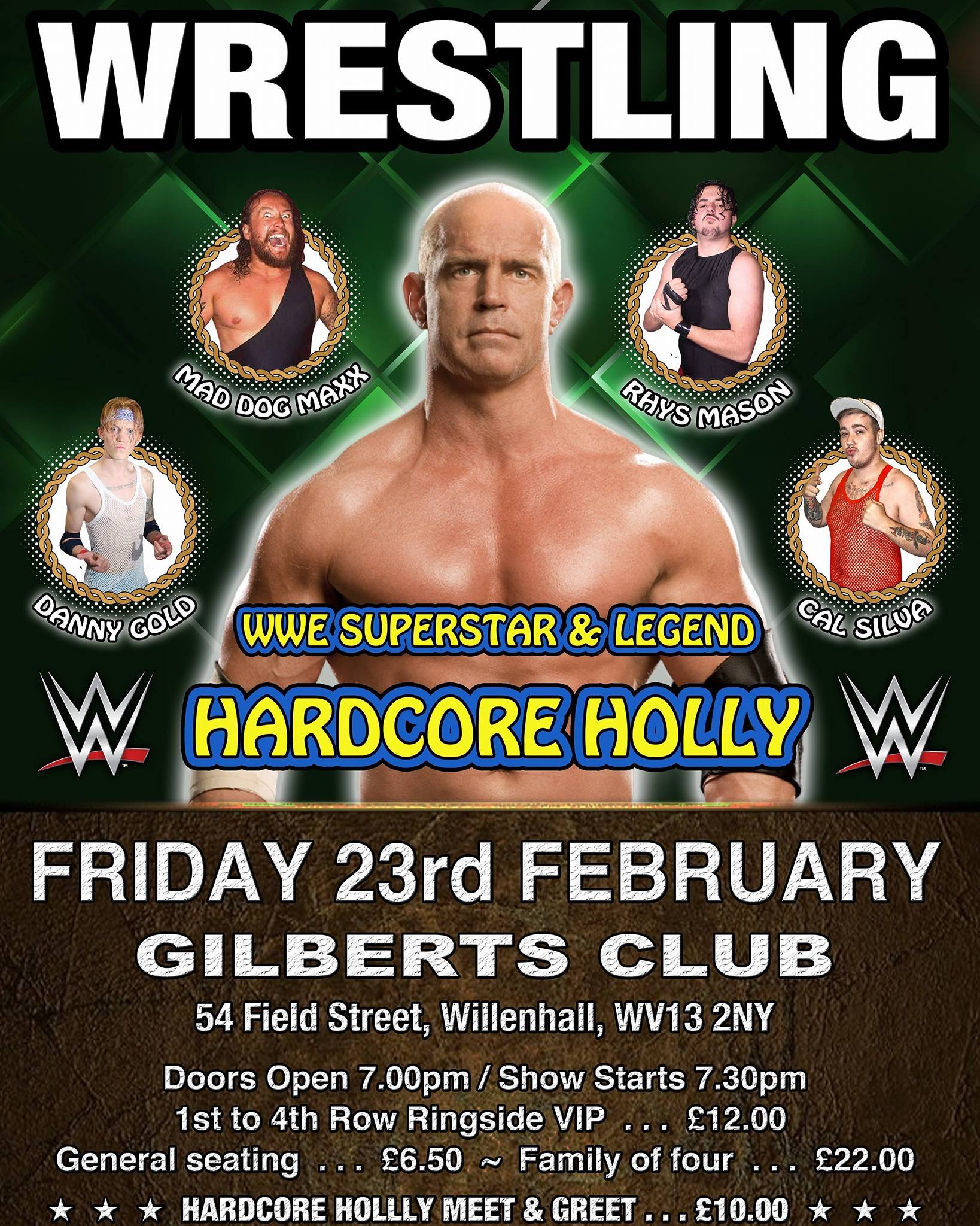 Pro Wrestling School Darlaston Wrestling Club Wwe Superstar