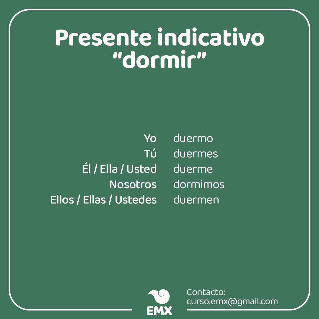 Español Mx - Te presentamos la conjugación del verbo... | Facebook