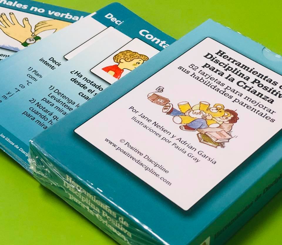 Libros y tarjetas de Disciplina Positiva
