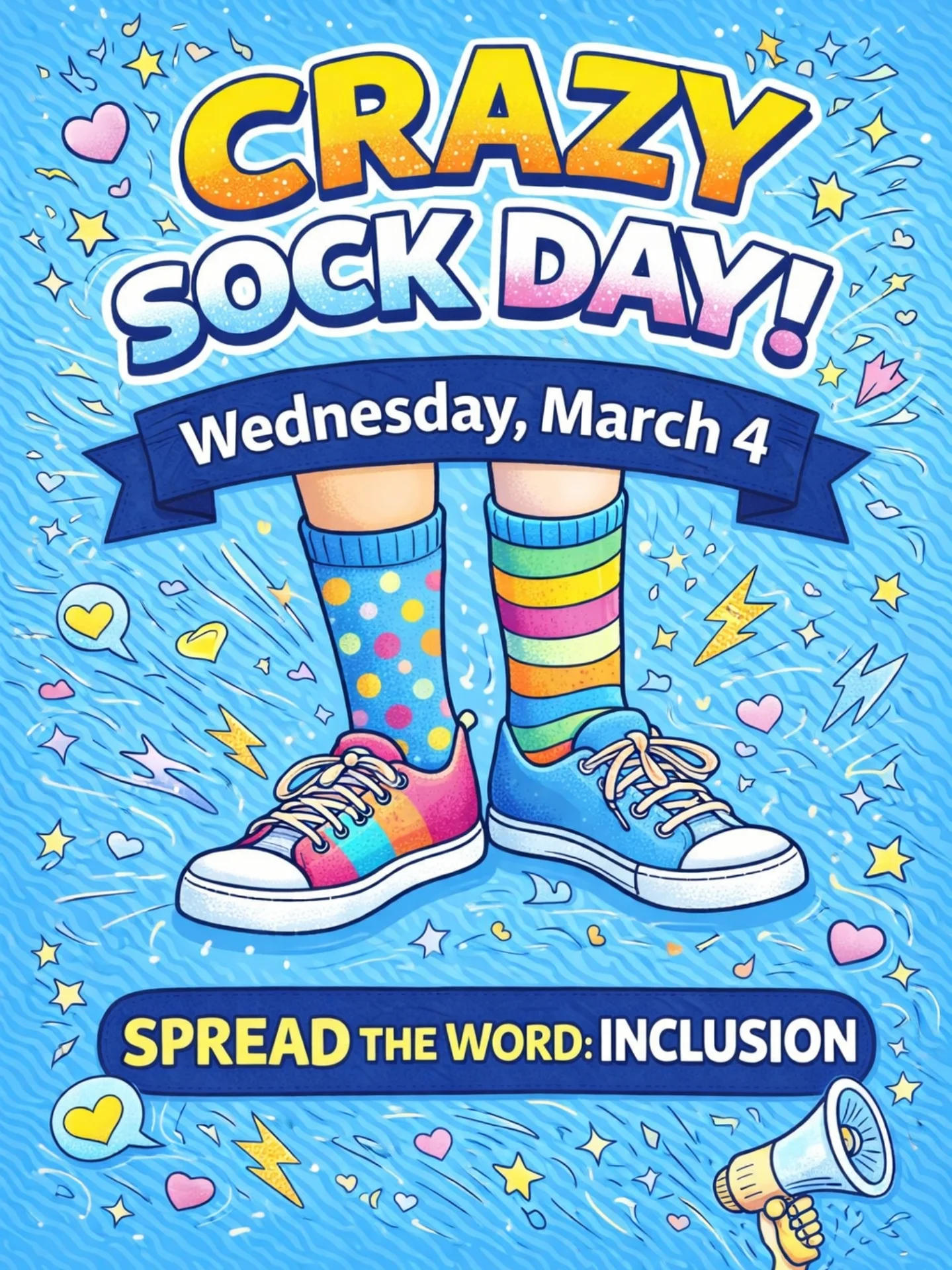 🧦♥️ CRAZY SOCK DAY is coming,... - Cheatham Middle School | Facebook
