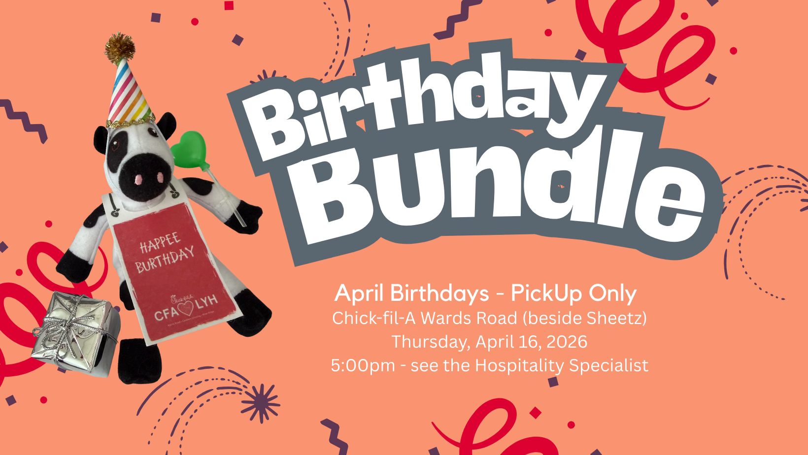 April Birthday Bundles Pick Up
