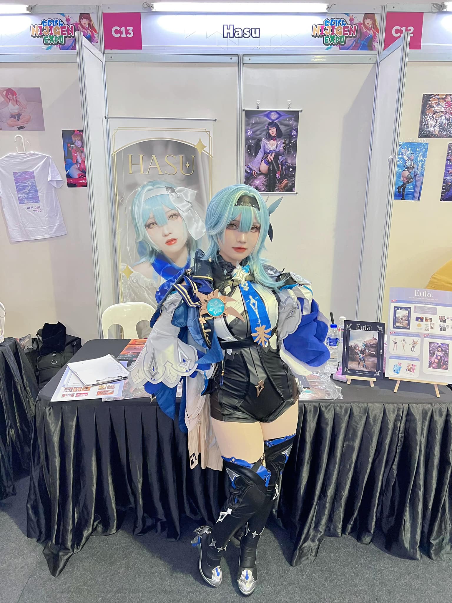 Hasu Cosplayer 感谢今天找我拍照 买周边帅哥美女们！ 本宫已乏得不能自已了 🤡 晚安！