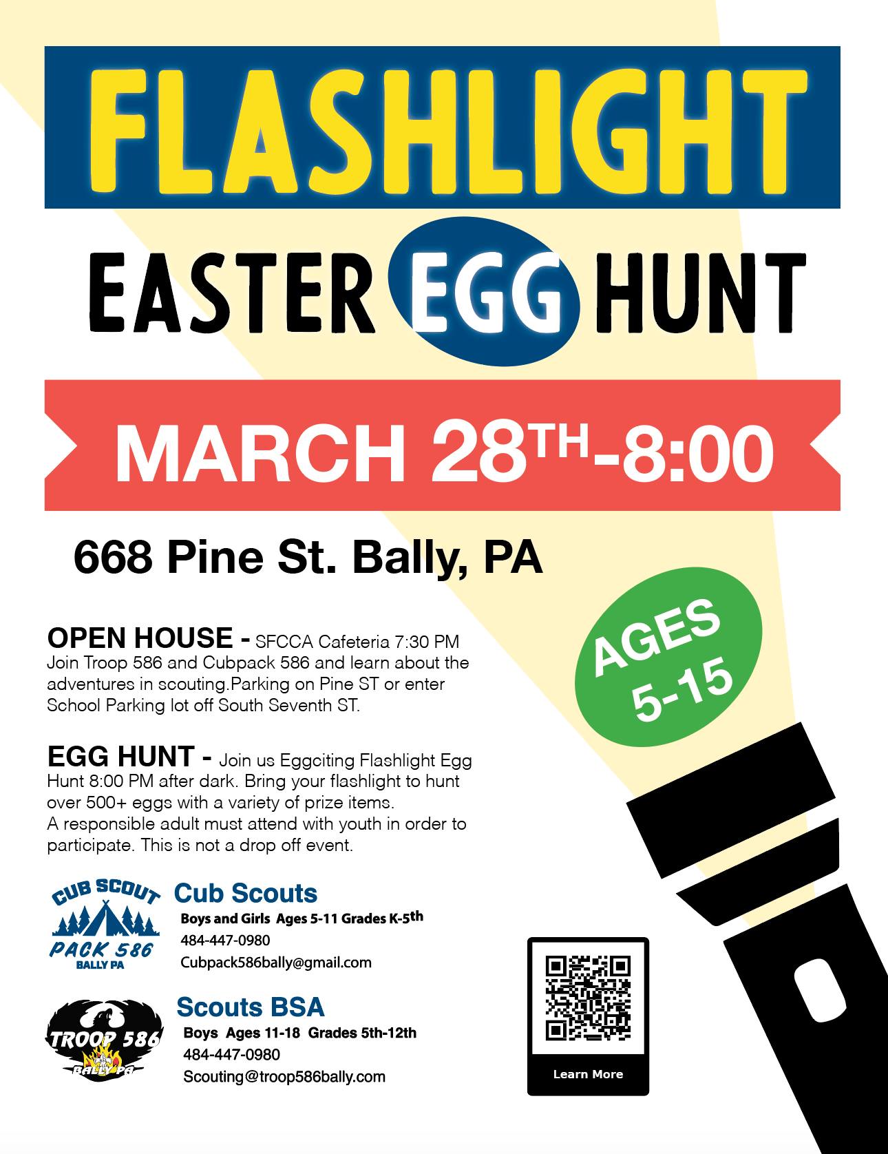 Flashlight Egg Hunt