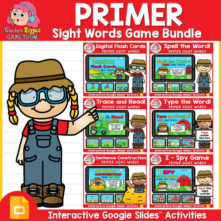 🔍 PRIMER Sight Word Games made... - Teacher Rizza's Gametoon