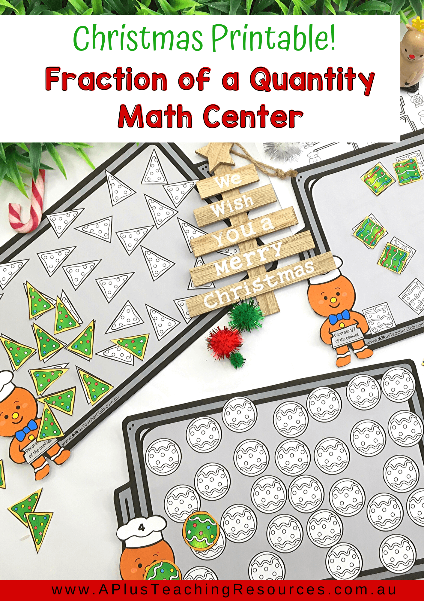 A + - Looking For Christmas Fractions Printables in the run up to ...