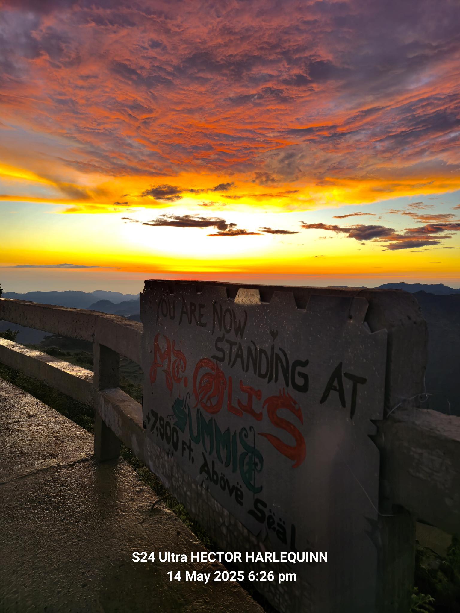 Mt Olis Viewpoint Atok
