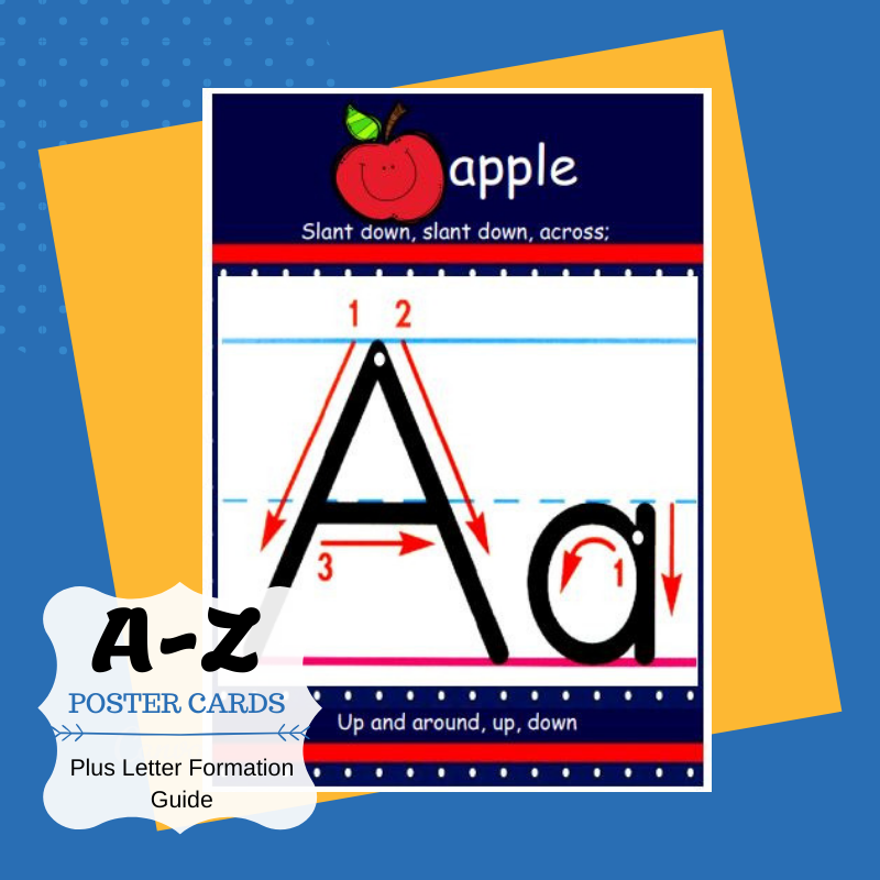 FREE PRINTABLE A-Z poster cards with... - Kindergarten Trail | Facebook