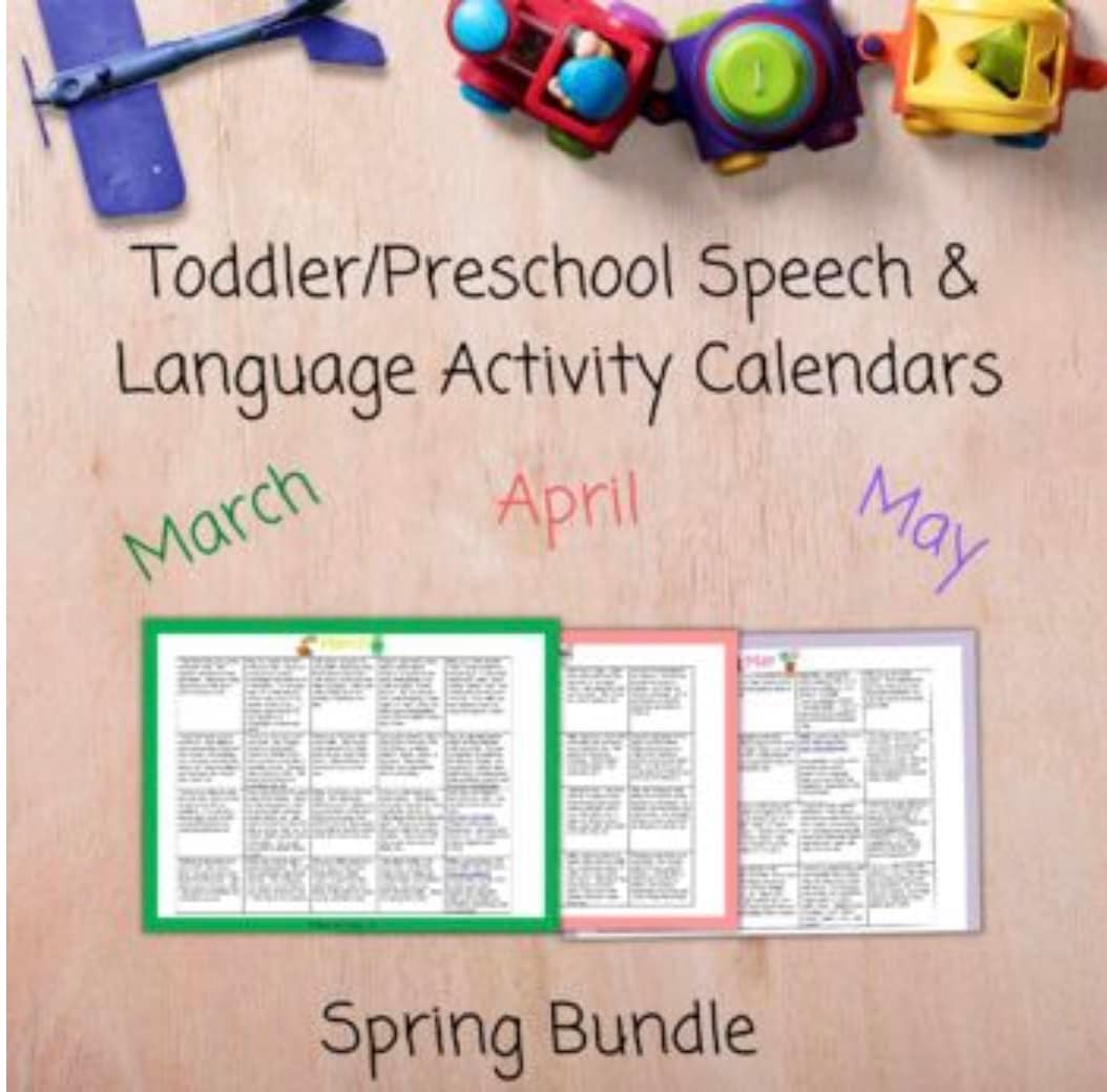 🗓 These spring toddler speech and... - Talking With Toddlers