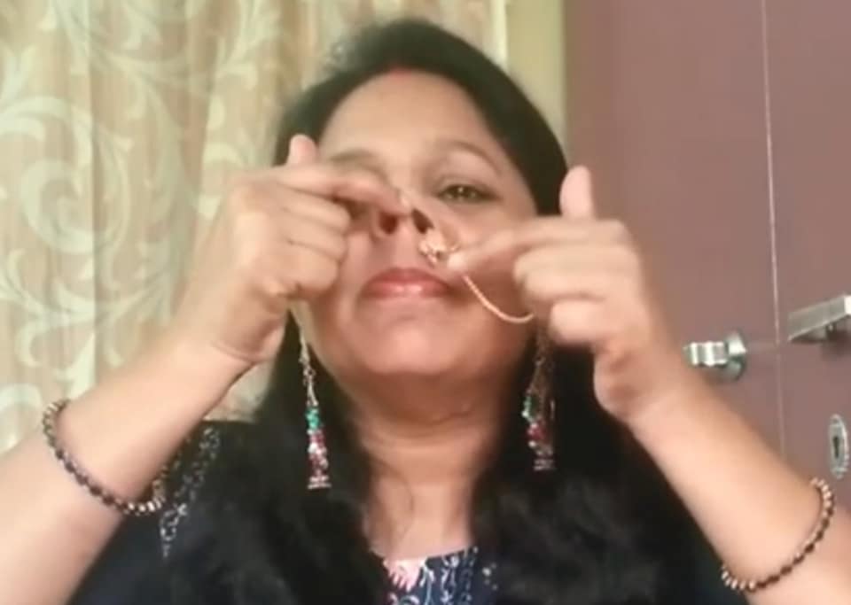 Sexy Nose Ring Play Nose Fetish Play