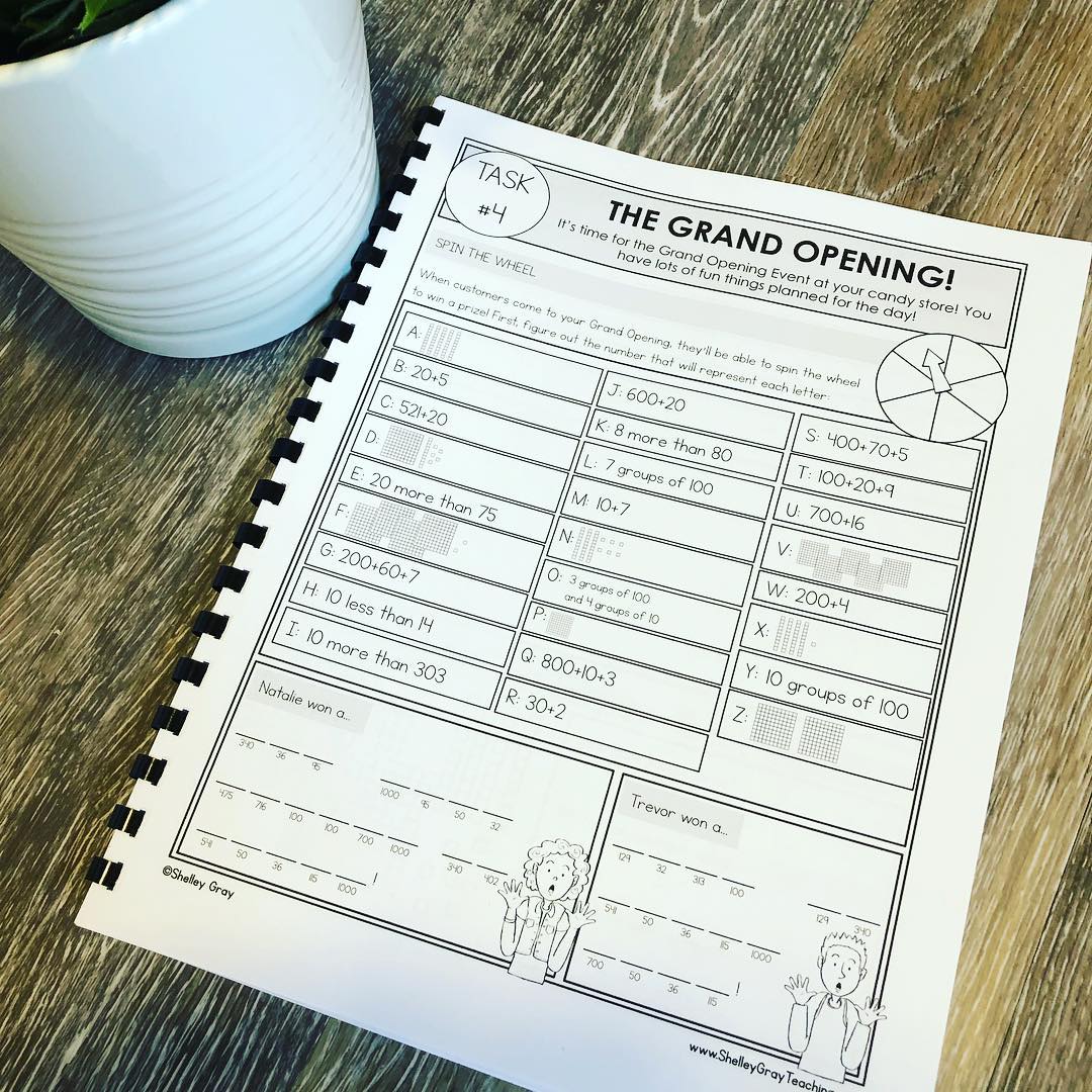 Teaching Resources by Shelley Gray - Place value made fun! In this task ...
