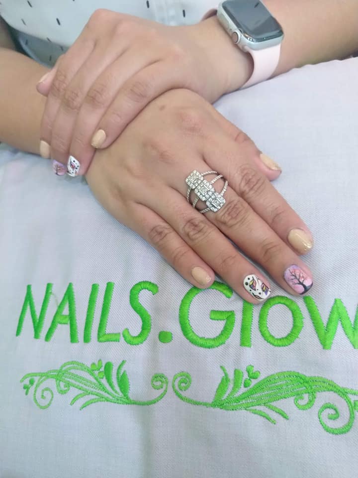 Sand Gel With Nail Art Visit Us Sm Nails Glow Iloilo
