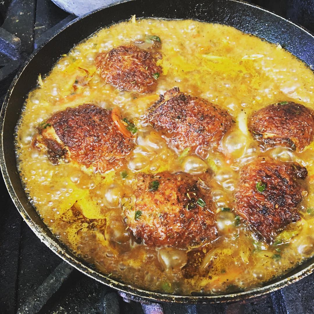 Our Stewed Chicken Special From Start Dollys Jerk Joint