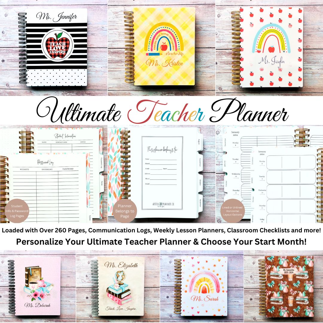 ️The Ultimate Teacher Planners are... - Artful Planner Co. | Facebook