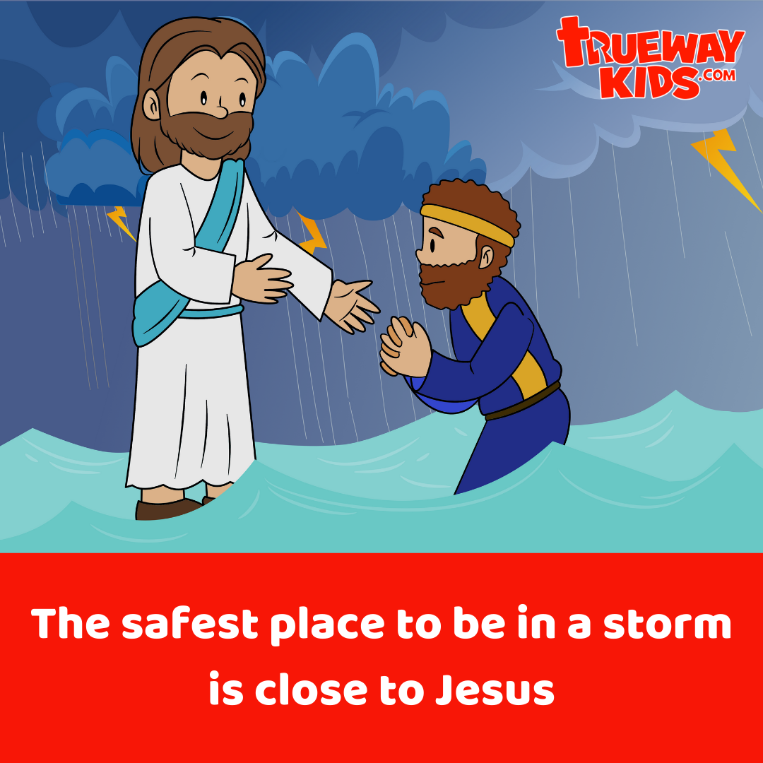 Trueway - When Peter stepped out of the boat and onto the water, he was ...