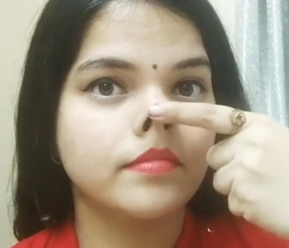 Hot Nose Pinch Play Nose Fetish Play