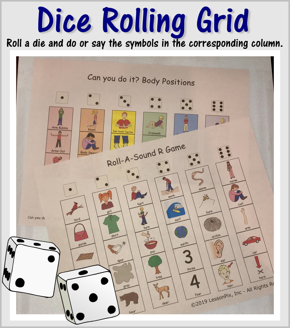 New Dice Rolling... - LessonPix - Custom Learning Materials