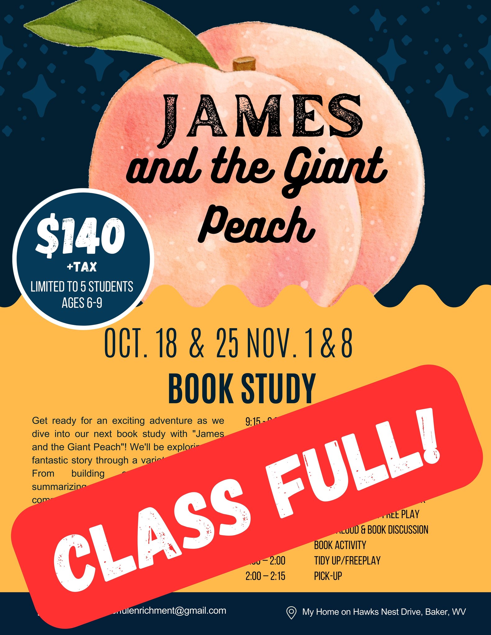 The "James and the Giant... - Wild & Wonderful Enrichment | Facebook