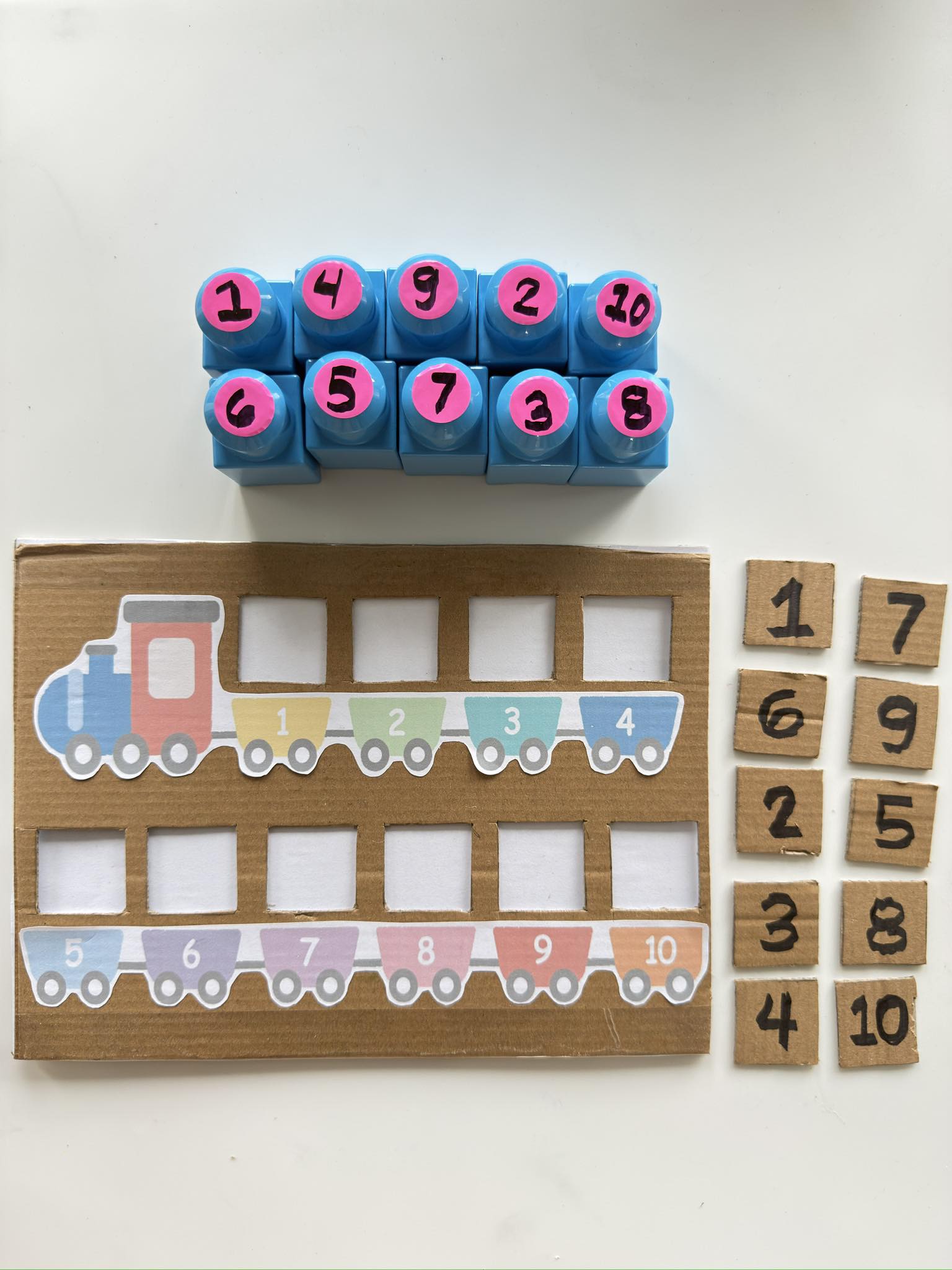 Juliefel - Number train Adventure Activity! 🚆 Each train carriage helps ...
