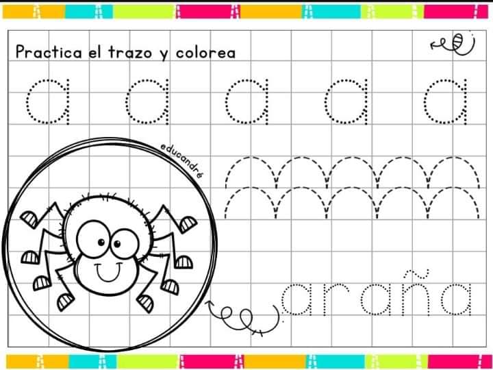 Trazos y colores las vocales - Apoyo entre docentes