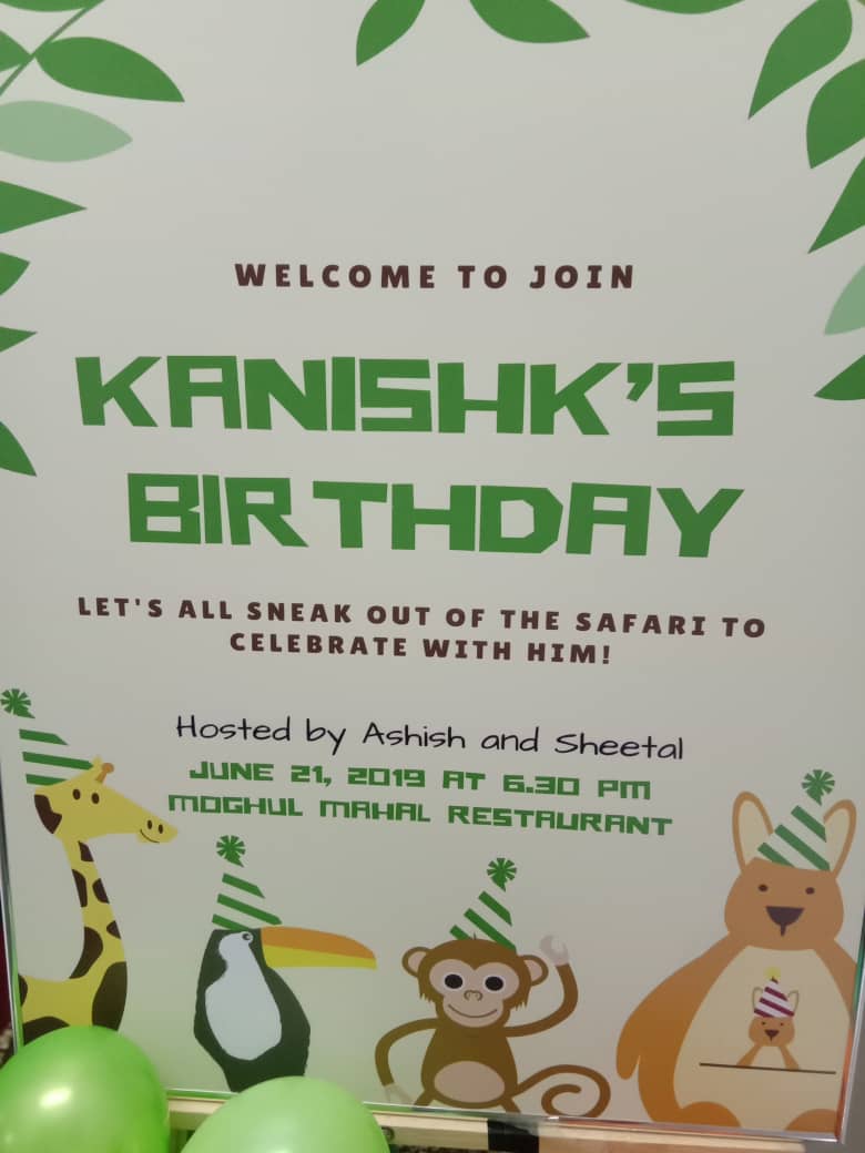 Happy Birthday Kanishk Moghul Mahal Malaysia
