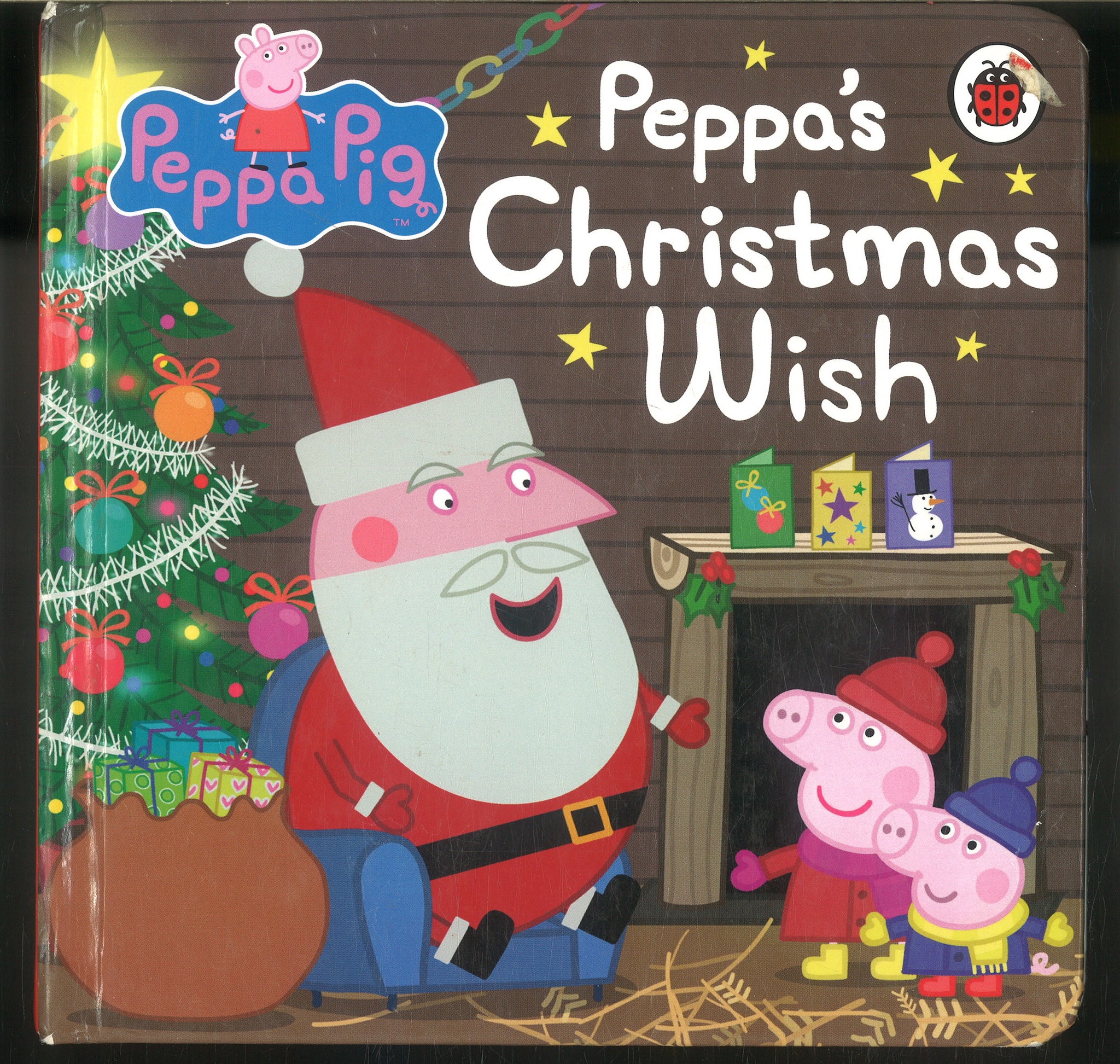 "Peppa Pig ตอน Peppa's christmas wish บอร์ดบุ๊ค ถลอกที่มุมเล่มเล็กน้อน ...