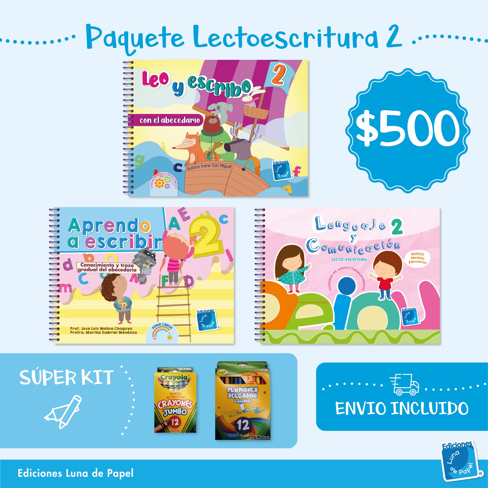 Luna de Papel - El paquete Lectoescritura 2 es ideal para...