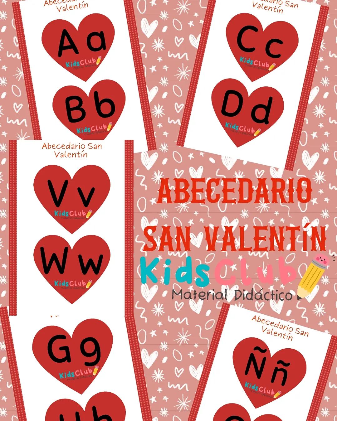 Abecedario San Valentín totalmente... - KidsClub Chetumal