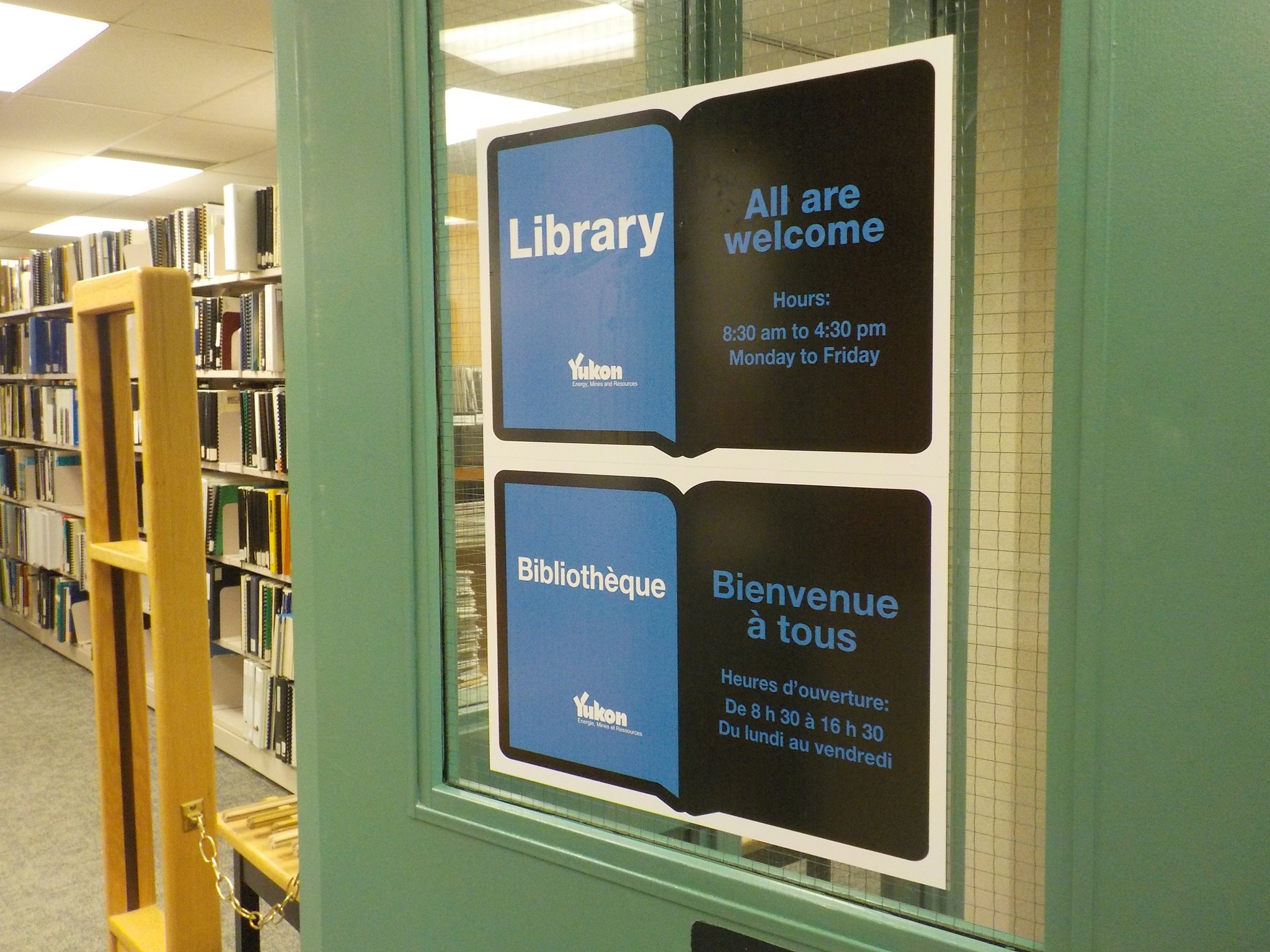Yukon Energy, Mines & Resources Library | Whitehorse YT